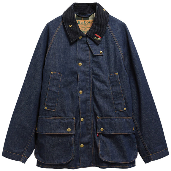 BARBOUR X LEVI'S OVERSIZED BEDALE DENIM JACKET – D-mop