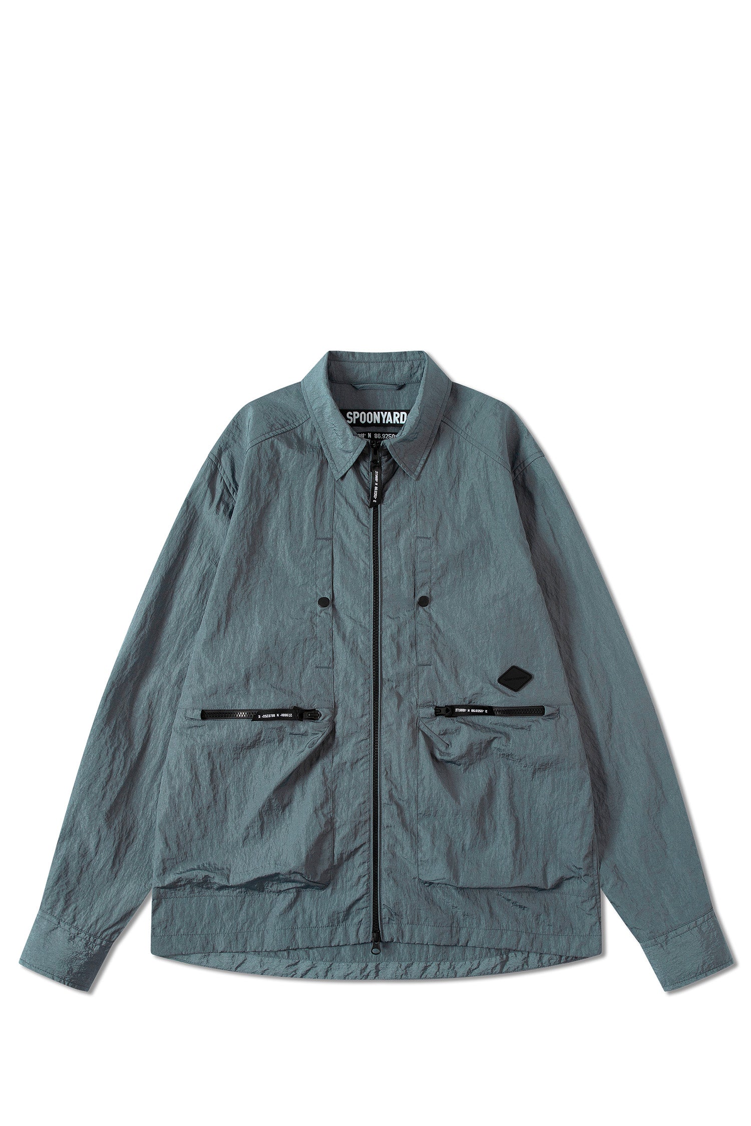 MEN'S ZIP POCKETS LIGHTWEIGHT SHIRT JACKET – D-mop